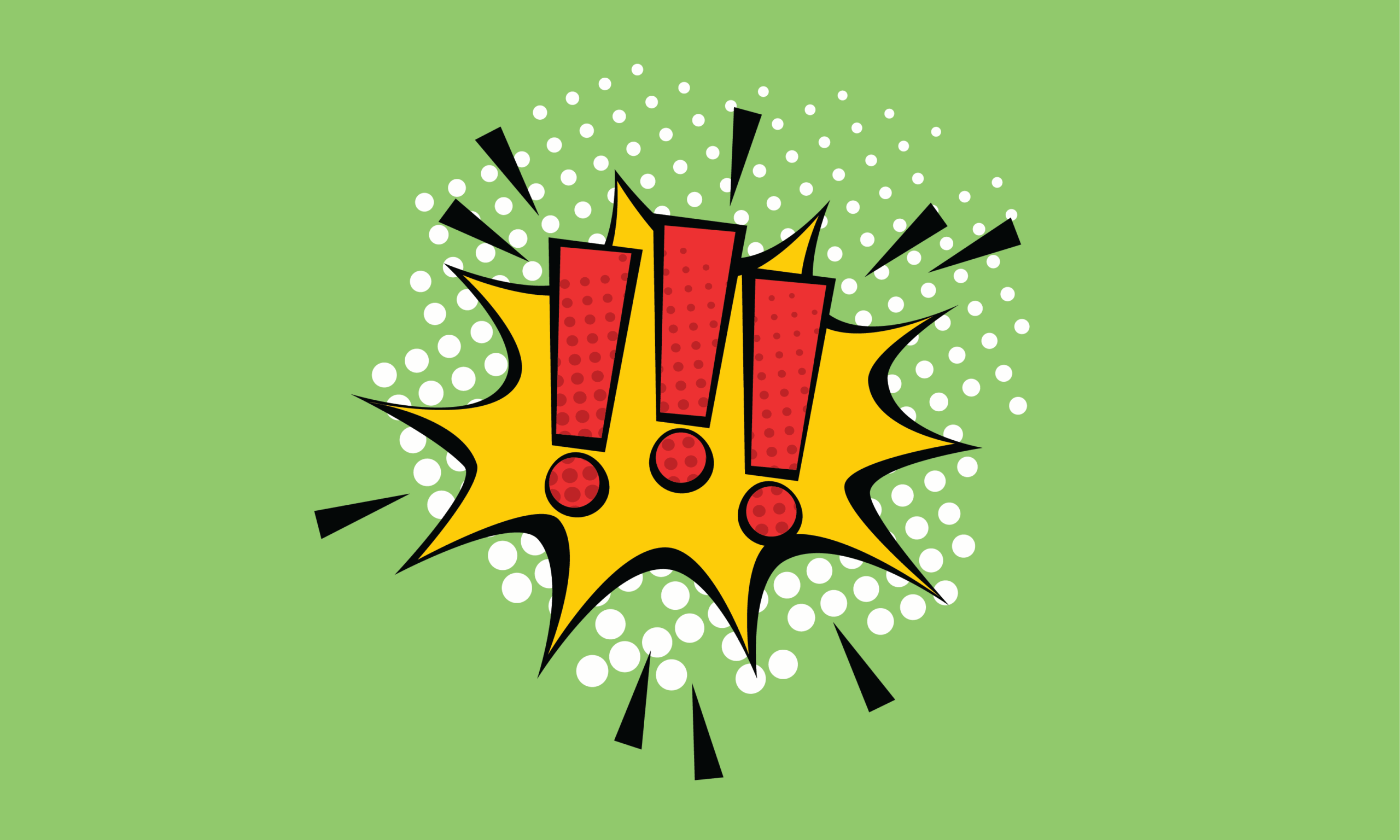 Your Exclamation Points Speak Volumes!